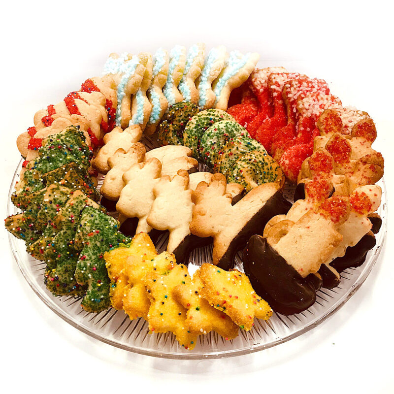 Christmas Butter Cookie Platters - Pastries by Randolph