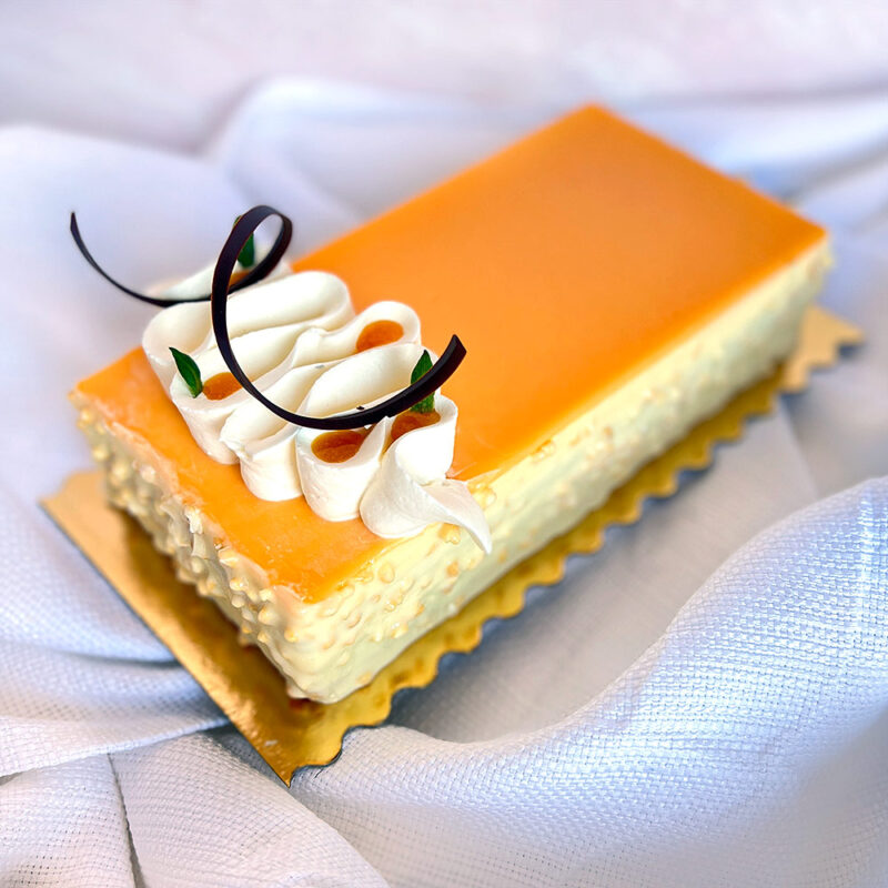 Mango & Passion Fruit Mousse Strip - Pastries by Randolph