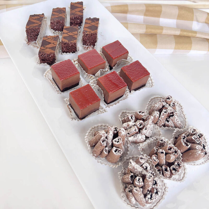 Flourless Mini French Pastries, by the Piece - Pastries by Randolph