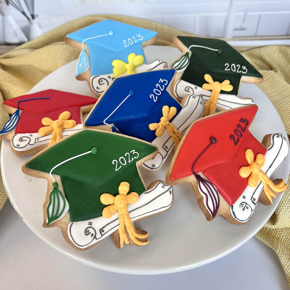 Graduation Novelty Cookies - Pastries by Randolph